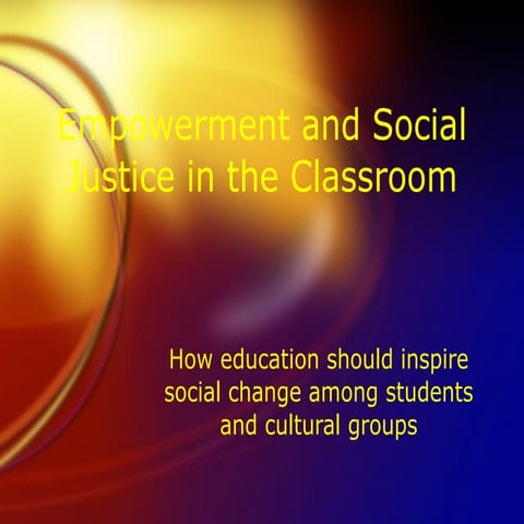 Social Justice/Multiculturalism | PPT