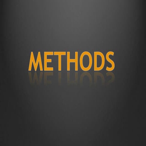 Methods | PPT