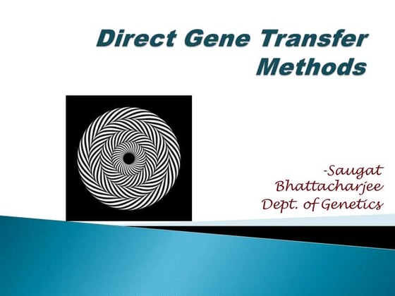 Gene transfer methods | PPT