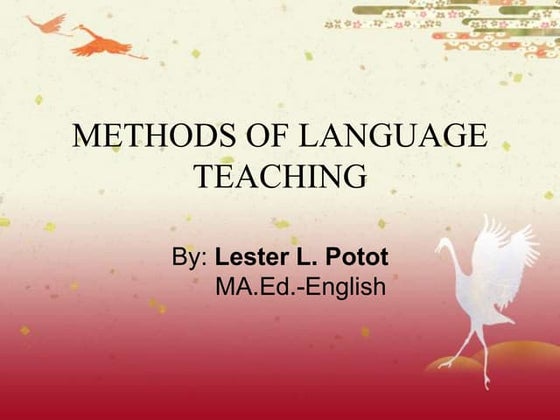 The Natural Approach | PPT