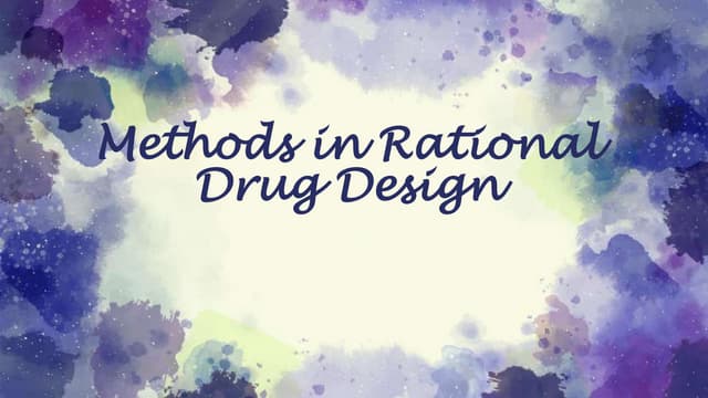 Rational drug design | PPT