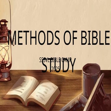 Bible Study Methods—#2 chapter summary | PDF