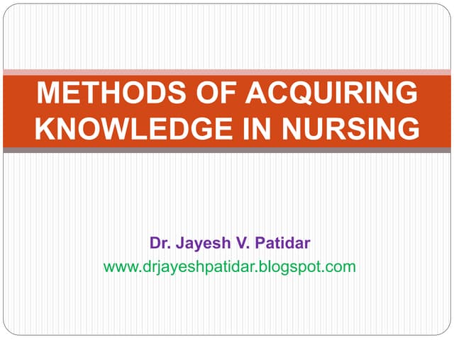 Statistics in nursing research | PDF