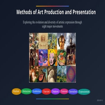 Methods of presenting art | PPTX