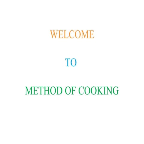 Dry heat cooking method | PPT