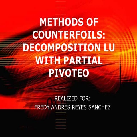 Methods of counterfoils | PPTX