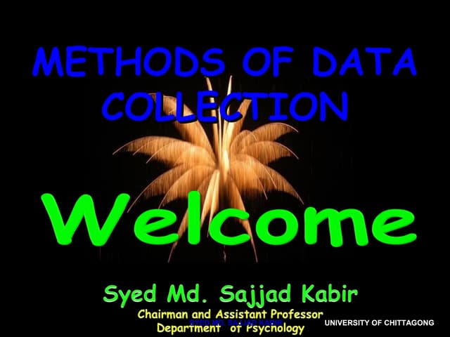 Data Presentation & Analysis.pptx | Science