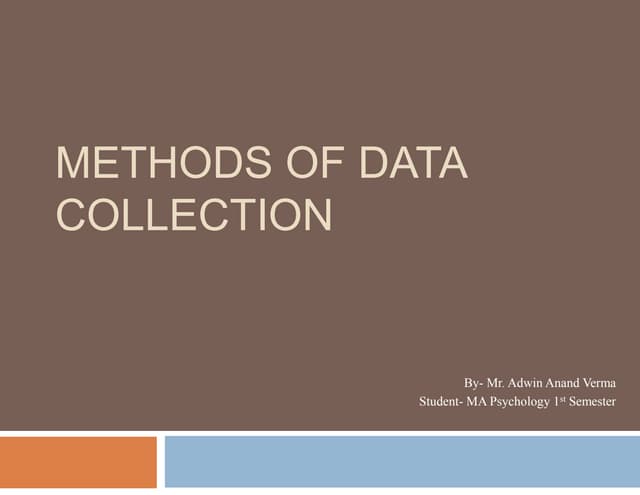 Data Collection-Primary & Secondary | PPTX