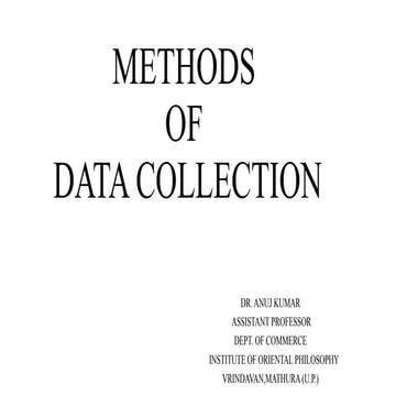 Key Informant Interview (KII) | PPTX