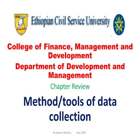 Methods of Data Collection assignment.pptx