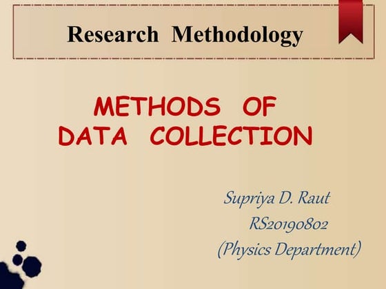 Data Collection | PPTX | Science