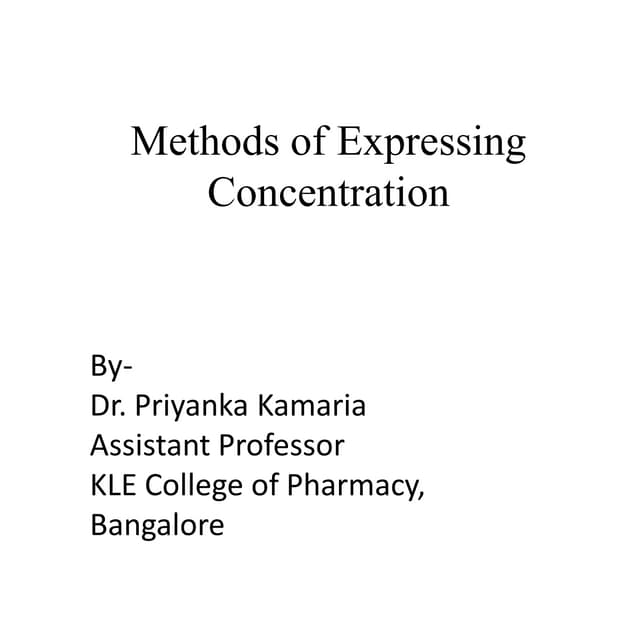 methods of expressing concentrations.pptx