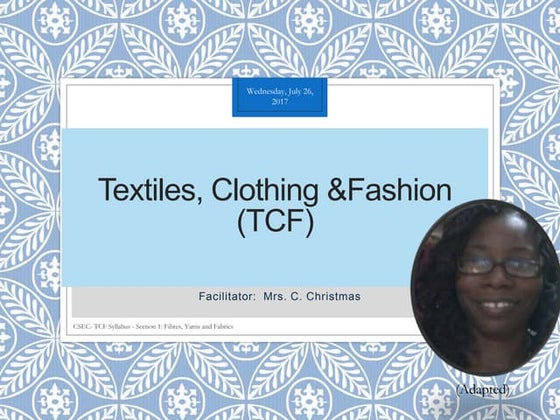 Methods of Fabric Construction | PPTX