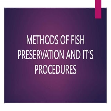 methods of fish preservation.pptx filesd | PPTX