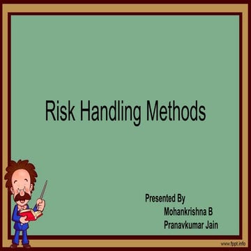 Methods of handling risk | PPTX