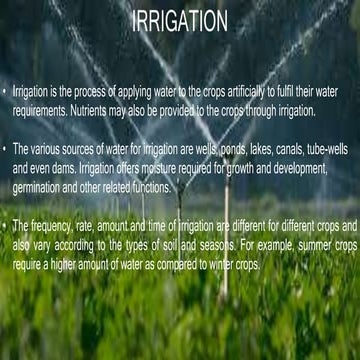 Methods Of Irrigation Ppt