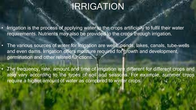 Methods Of Irrigation Ppt
