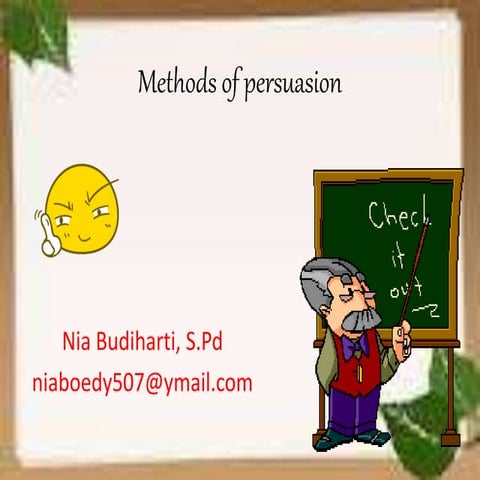 Methods of persuasion | PPTX