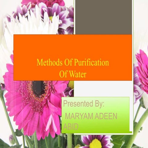 Methods of purification | PPT