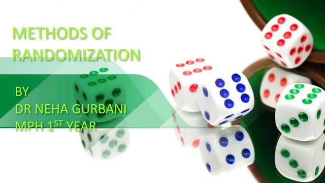 Type of randomization | PPTX