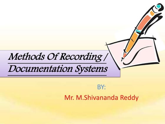 Nursing documentation ppt | PPTX