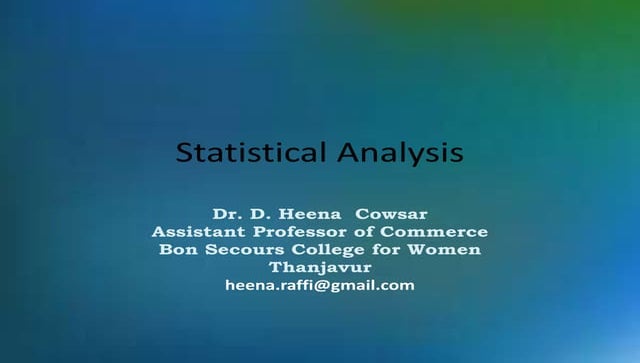 Introduction to basic statistics | PDF