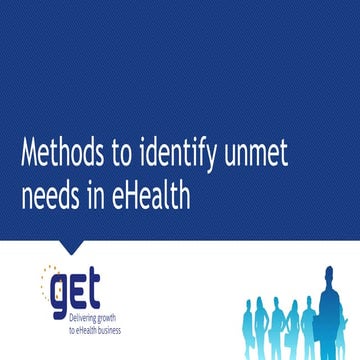 Methods to identify unmet needs | PDF
