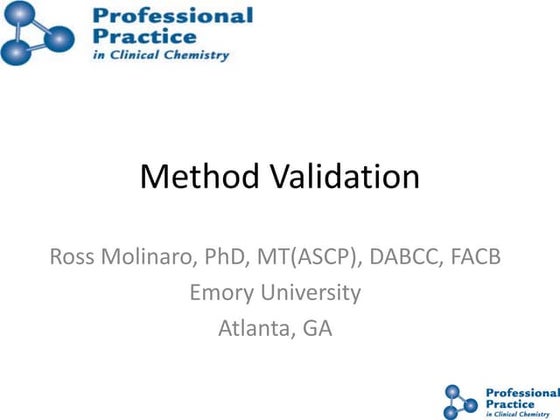 LOB LOD LOQ for method validation in laboratory | PDF | Physics | Science