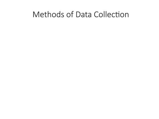 Lesson 22 planning data collection procedures | PPTX