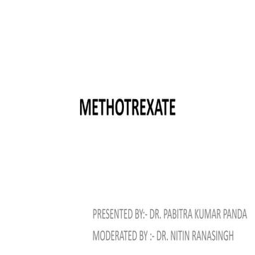 Methotrexate | PPT