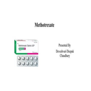 Methotrexate PHARMACOLOGY Anticancer drug.pptx