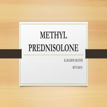 methyl prednisolone.pptx