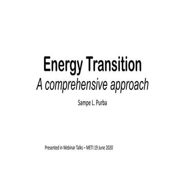 Energy Transition - A comprehensive approach | PDF