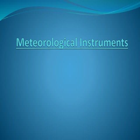 Met instrument | PPTX