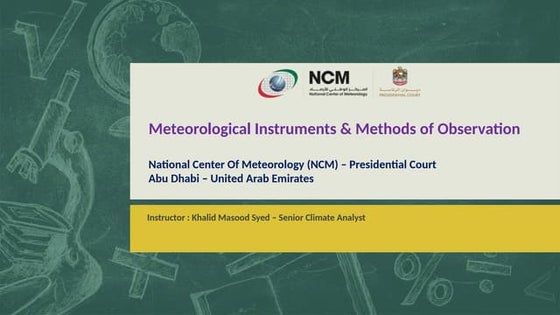 Hydrometeorological instruments | PPT