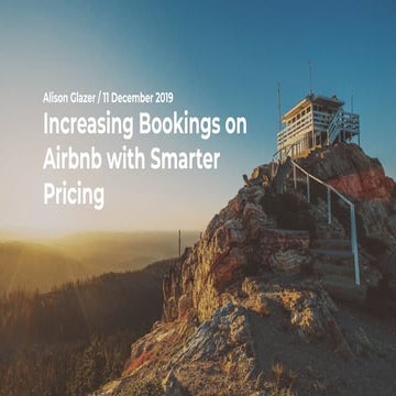 Smarter Pricing for Airbnb | PDF
