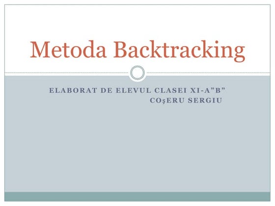 Metoda reluării | PPT