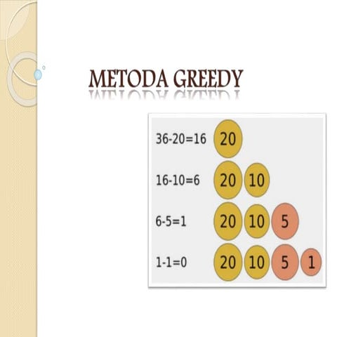 Metoda greedy | PPTX
