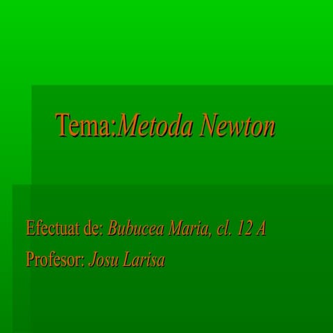 Metoda newton | PPT