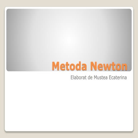 Metoda-newton(1) | PPT