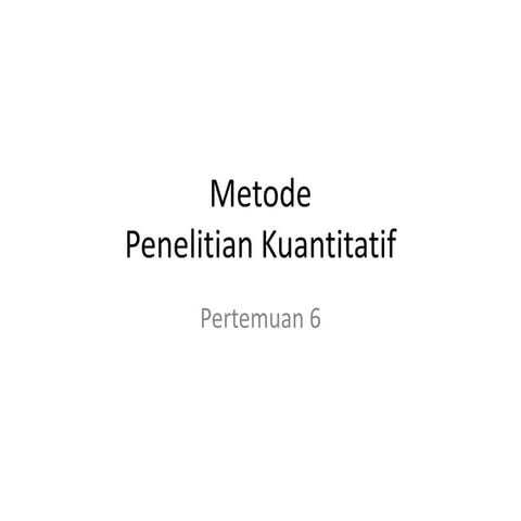 CONTOH POWER POINT SIDANG SKRIPSI PENELITIAN KUANTITATIF | PPT