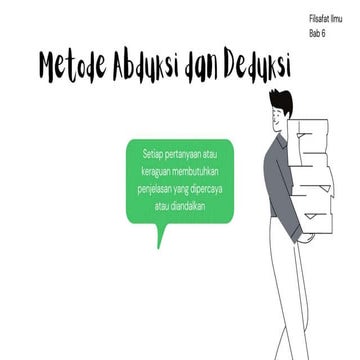 Metode abduksi dan deduksi | PPT