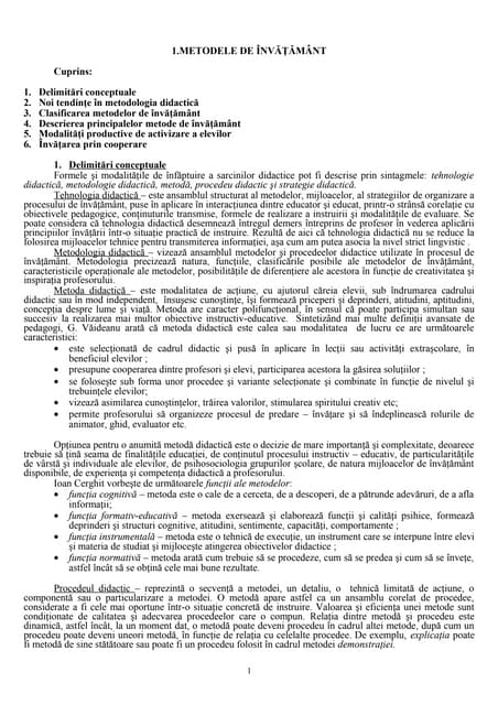 „MODALITĂŢI DE ACTIVIZARE A ELEVILOR PRIN METODE ACTIV-PARTICIPATIVE ÎN ...