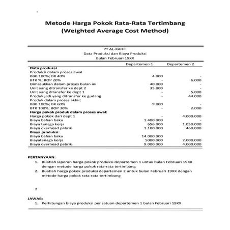 akuntansi biaya 1 | DOC