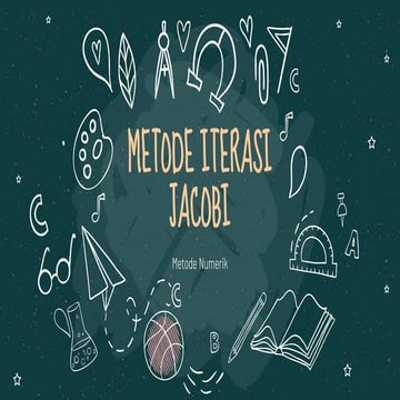 METODE ITERASI JACOBI Kelompok 8.pptx