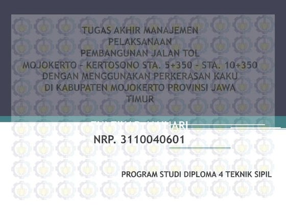 Pelaksanaan jalan raya | DOCX