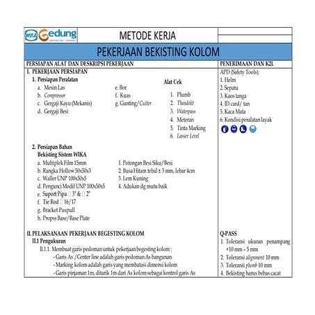 5. metode pembangunan pagar | PDF