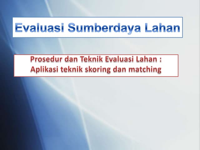 Metode skoring | PPTX