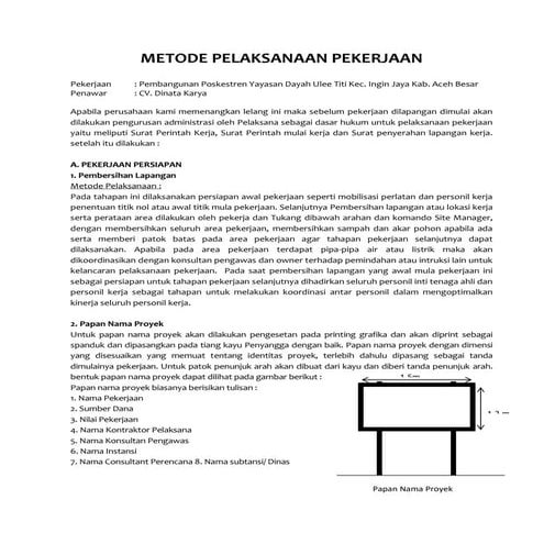 5. metode pembangunan pagar | PDF