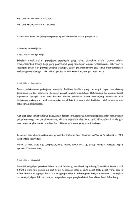 Disposal Pertambangan | PDF